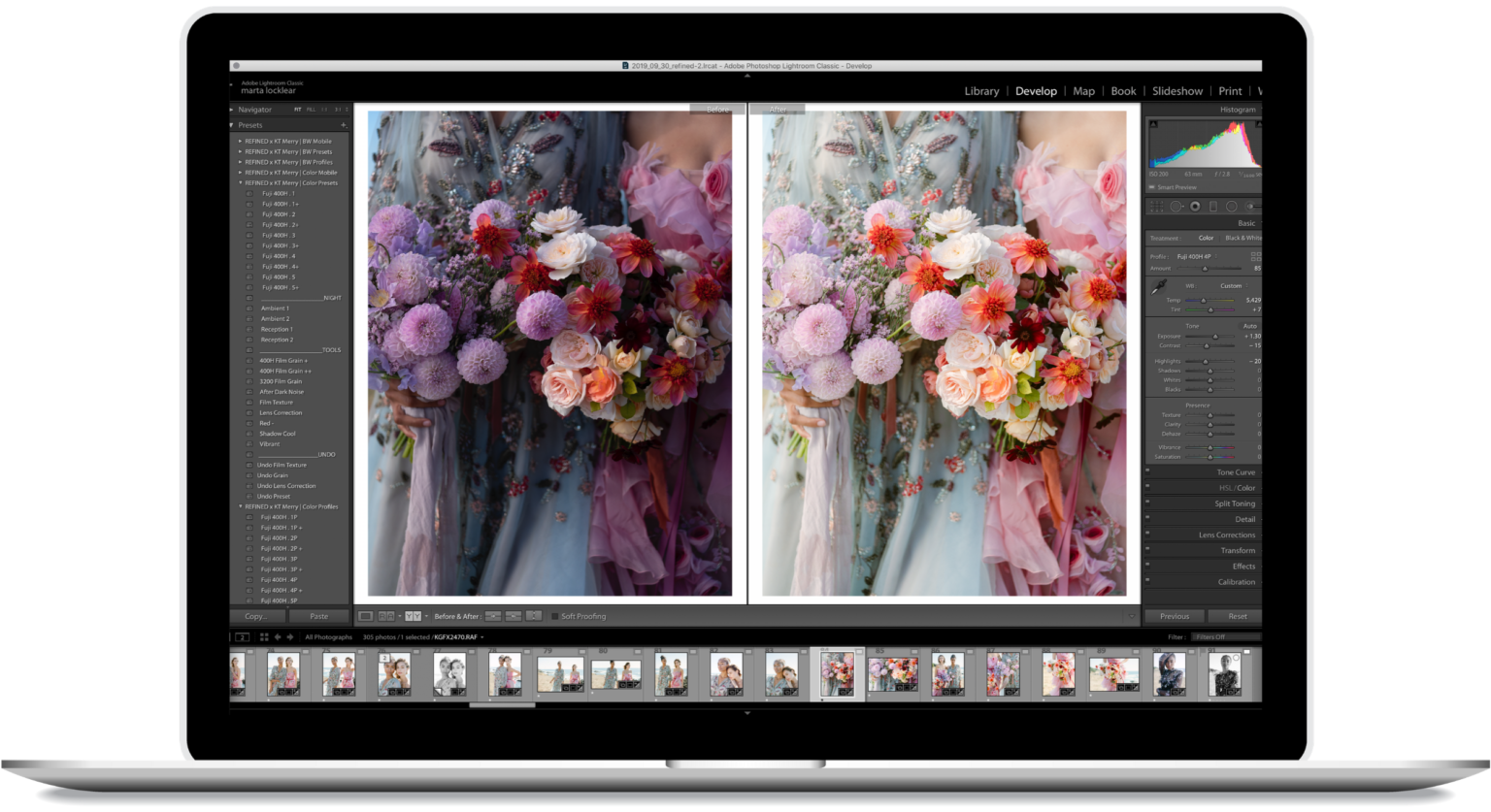 Light and Airy Lightroom Presets for Wedding Photographers